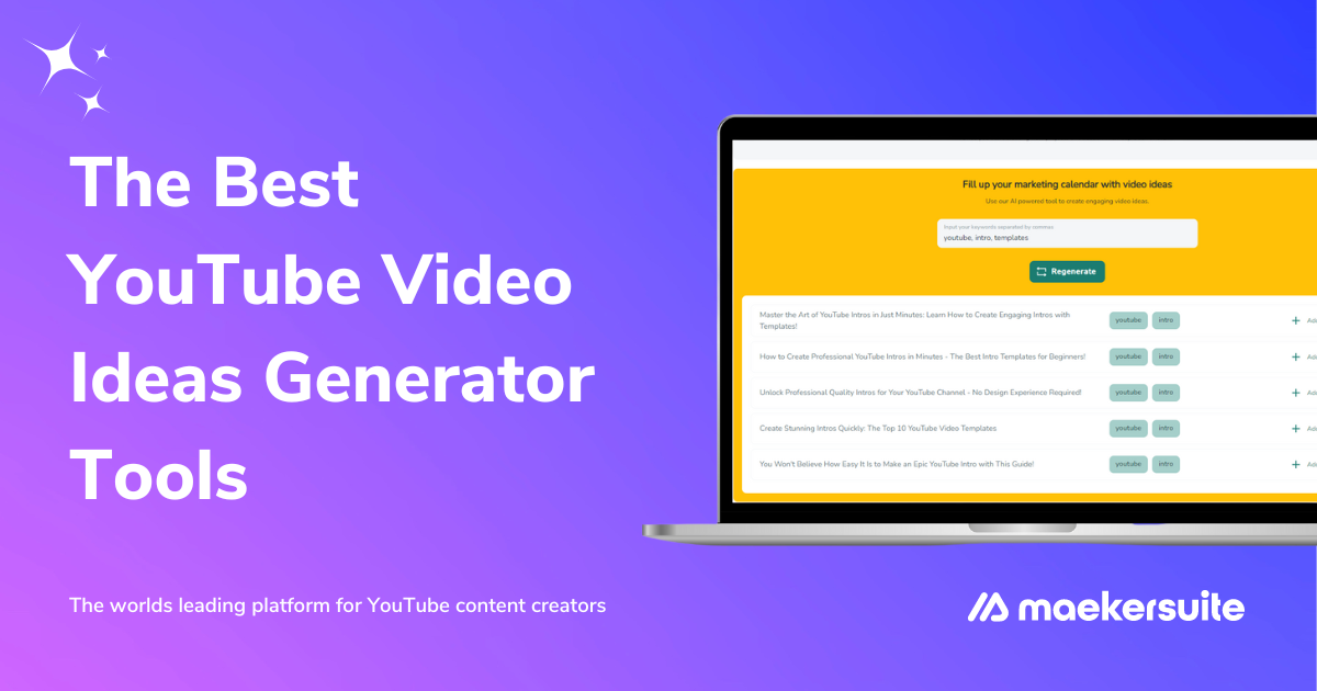 13 Best Youtube Intro Templates for 2023 | Maekersuite